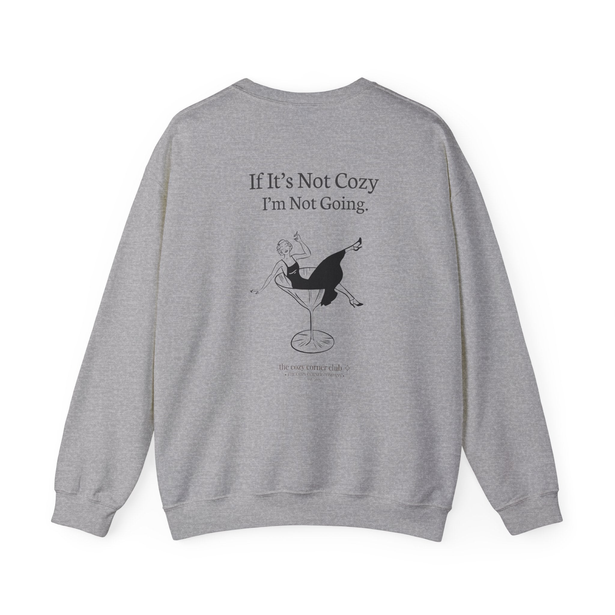 The Indoor Society Crew | Cozy Graphic Sweatshirt | Homebody Apparel ...